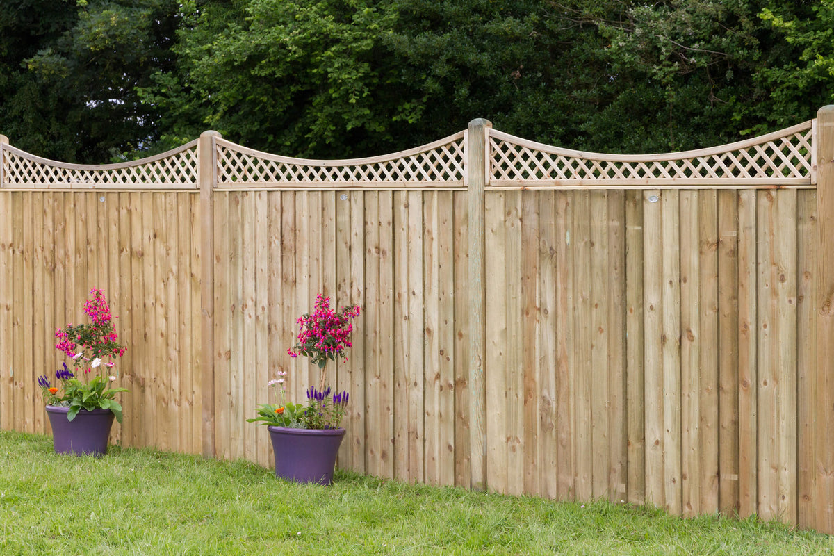 Hillside Concave Trellis Top — Timber Kings